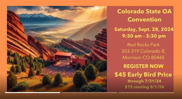 Colorado State OA Convention - Fall 2024 : Recovery in the Rockies OA